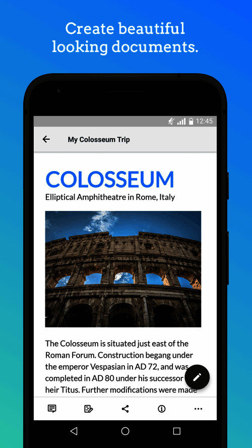 Zoho Writer Mobile app for iOS and Android Devices in 2025